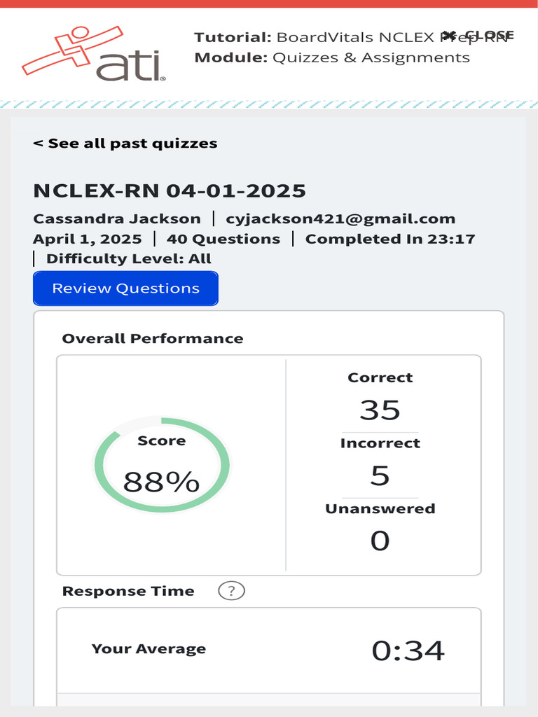 NCLEX Adaptive Test - BoardVitals NCLEX Prep RN - Study Materials - My ...