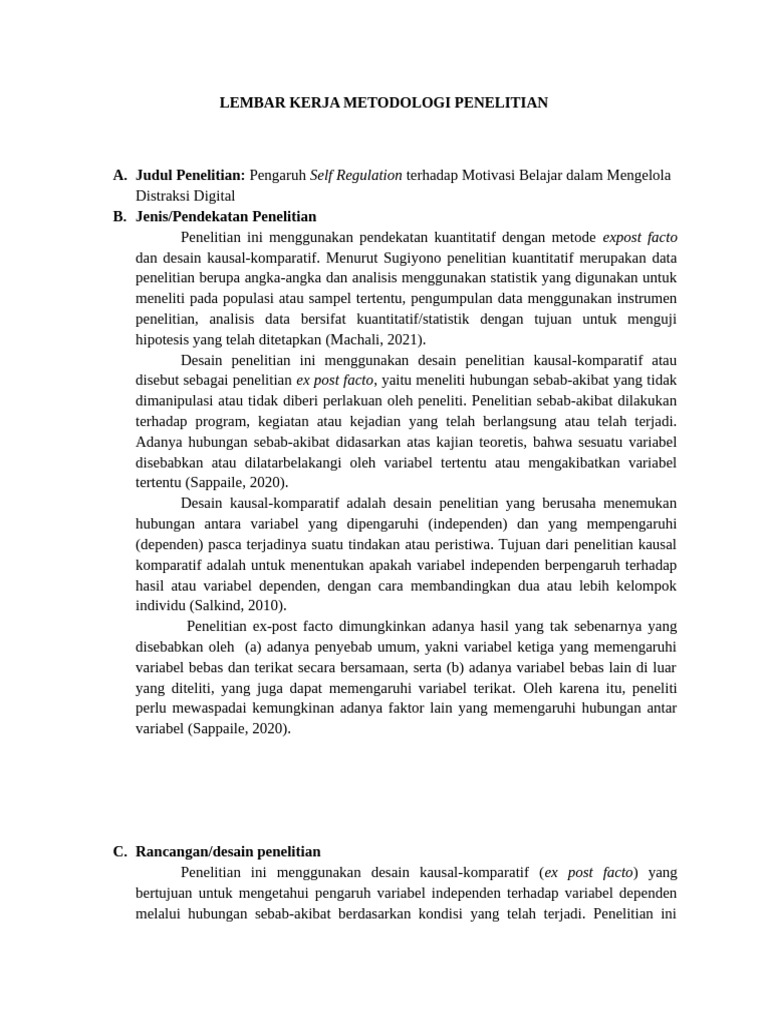 LEMBAR KERJA METOPEN BAB III | PDF