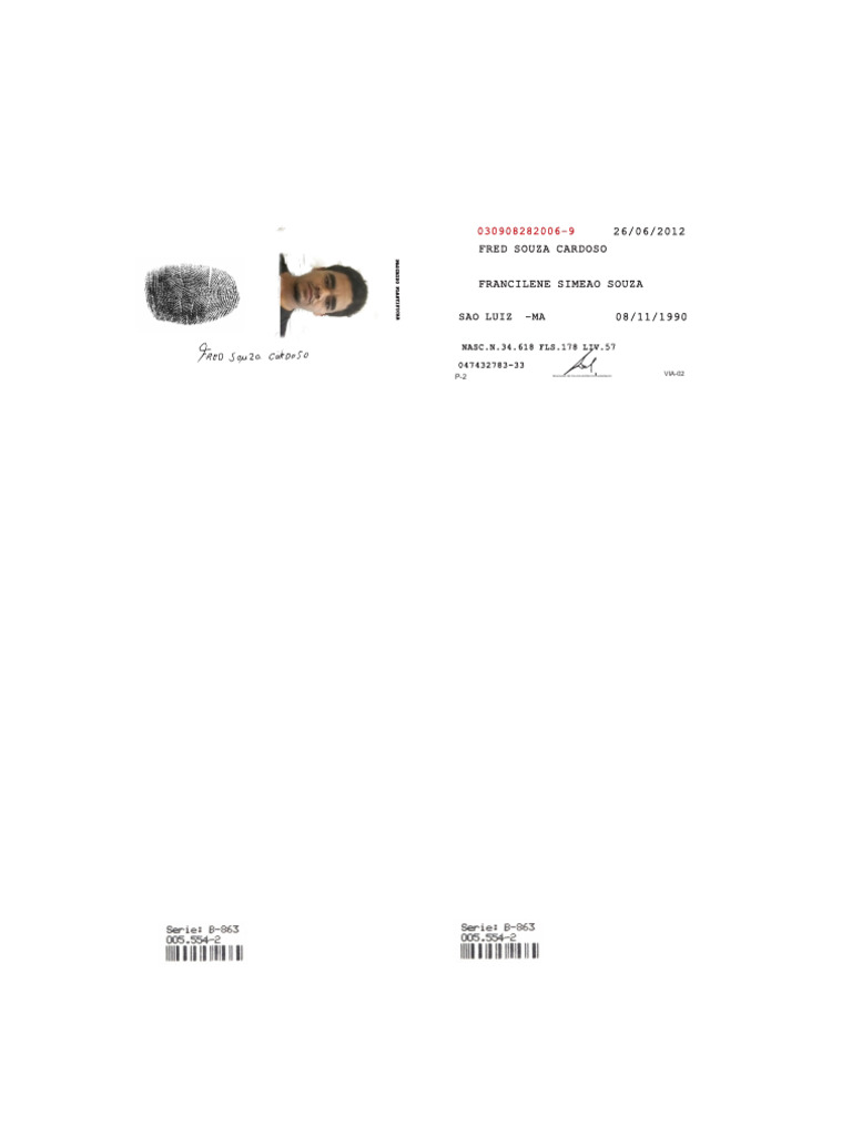 RG Maranhao 01 Certo Vermelho | PDF