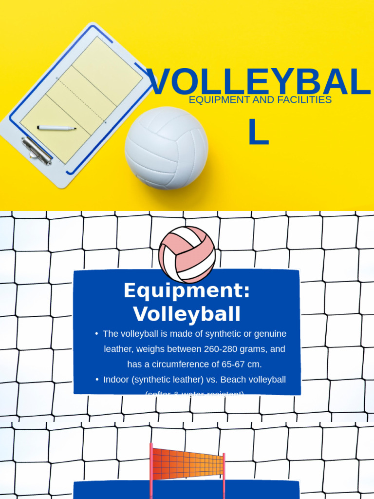 Volleyball Equipment and Court Guide | PDF