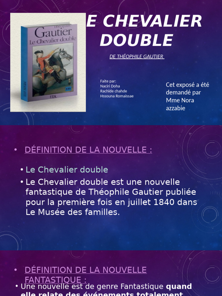 Le Chevalier Double | PDF | Littérature française