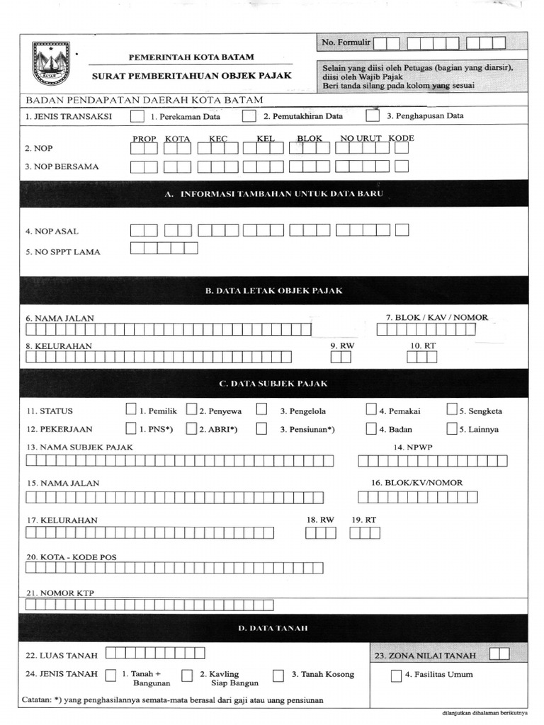 Spop Lspop Bapenda | PDF