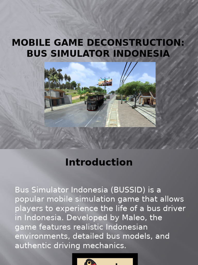 Mobile Game Deconstruction | PDF | Bus | Indonesia