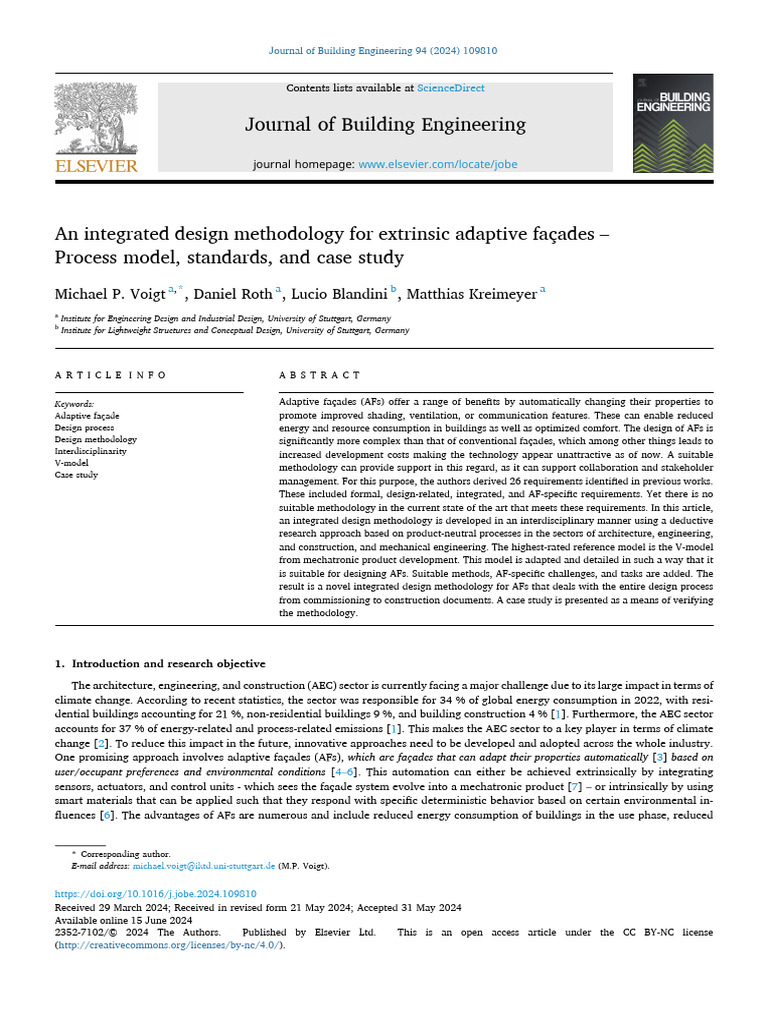 An Integrated Design Methodology For Extrinsic Adaptive 2024 Journal of ...