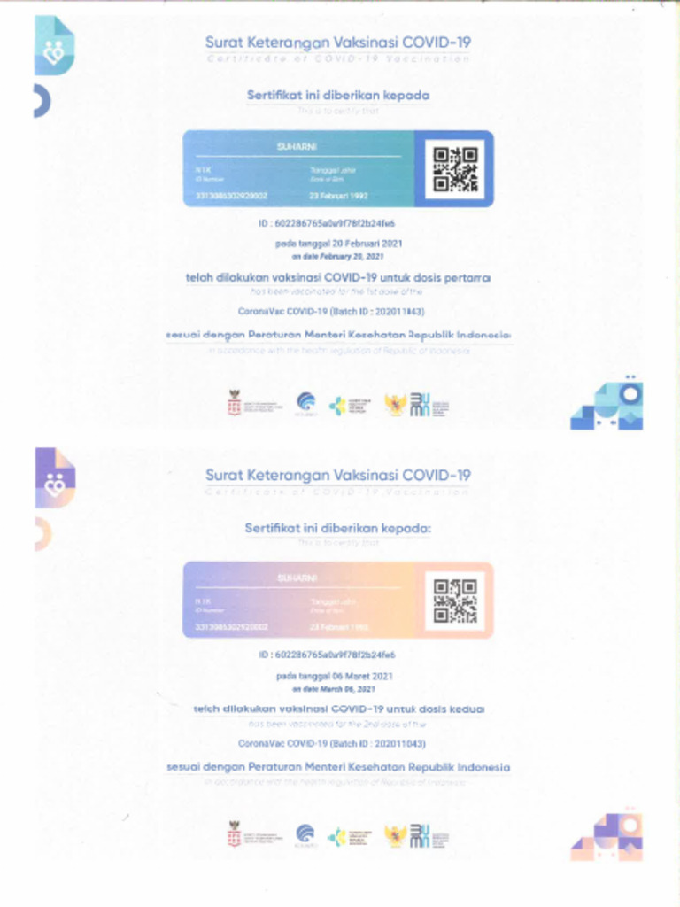 Vaksin Suharni | PDF