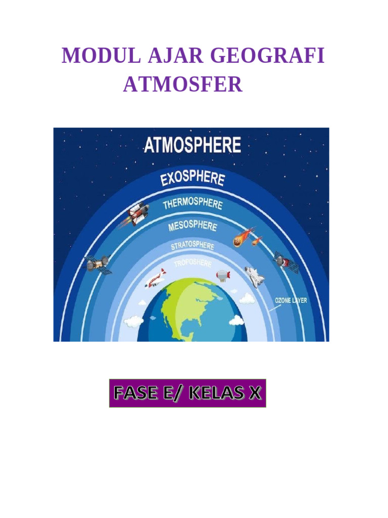 Modul Ajar Geografi Atmosfer SMA | PDF