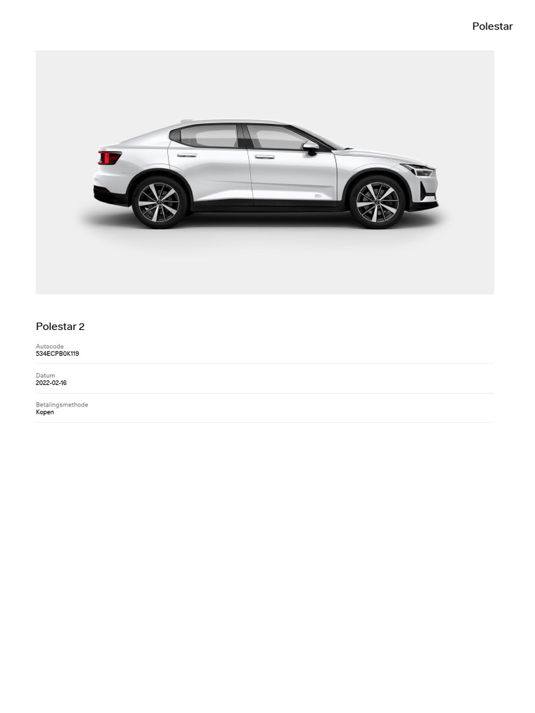 Polestar 2 | PDF