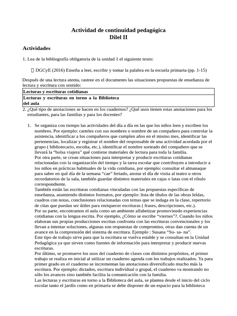 Respuesta | PDF | Salón de clases | Aprendizaje