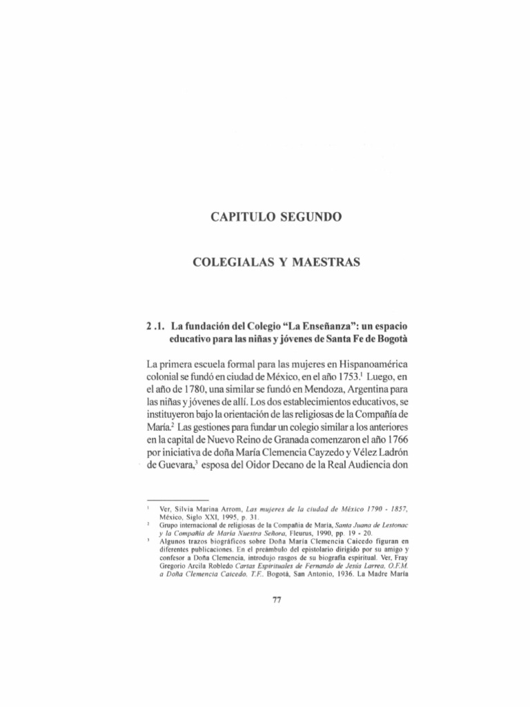 Cap02_ColegialasyMaestras | PDF | Bogotá