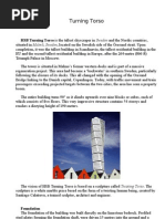 Turning Torso | PDF | Foundation (Engineering) | Structural Analysis