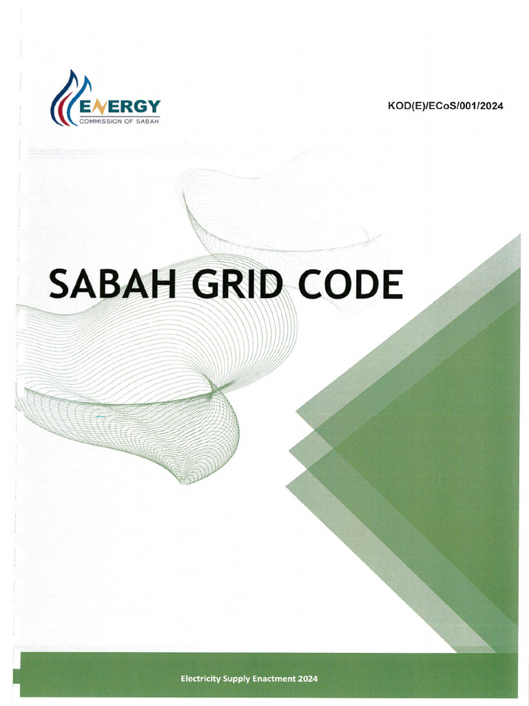 Sabah Grid Code | PDF | Electrical Grid | Ac Power