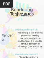 Mark Making Techniques Powerpoint | PDF | Drawing