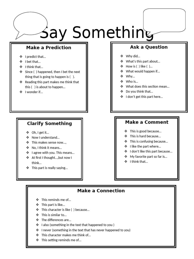 Say Something | PDF