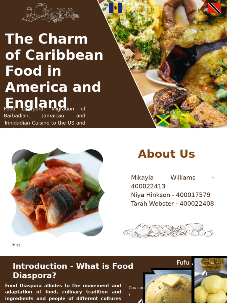 The Charm of Caribbean Food in America and England | PDF | North ...