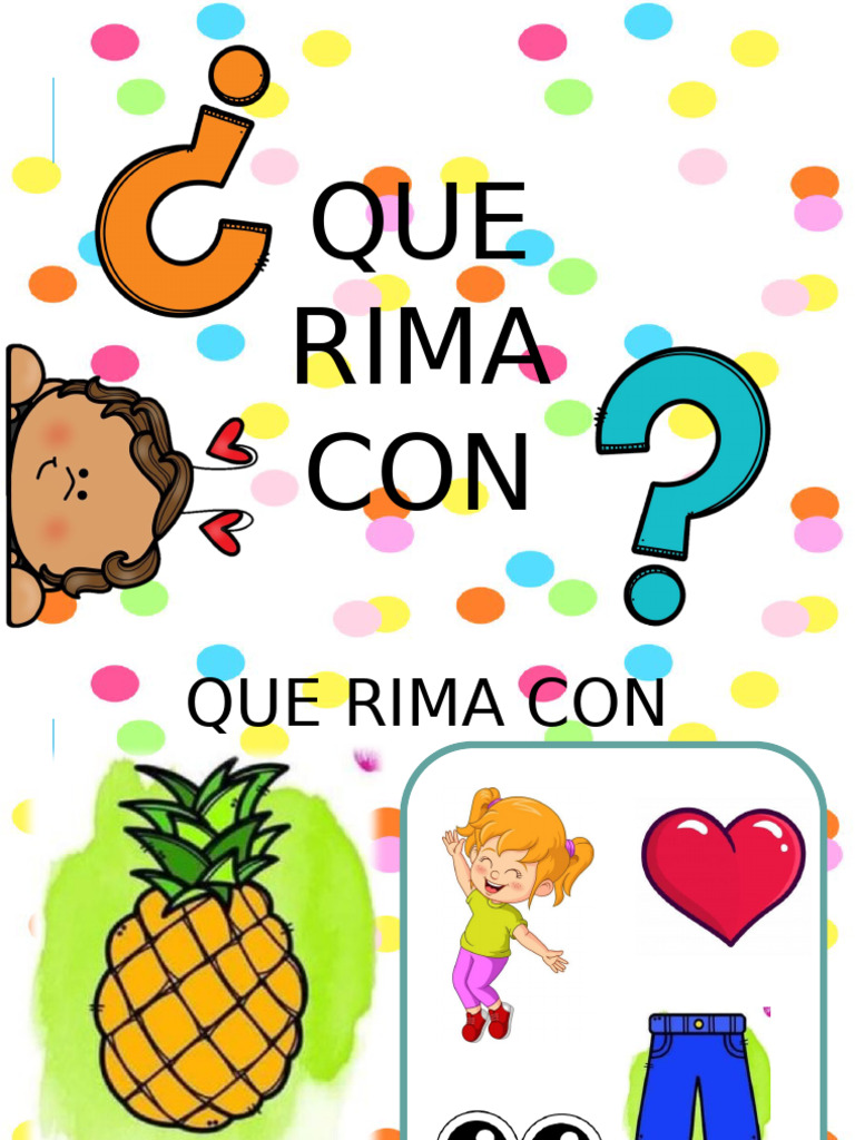 Que Rima Con... | PDF