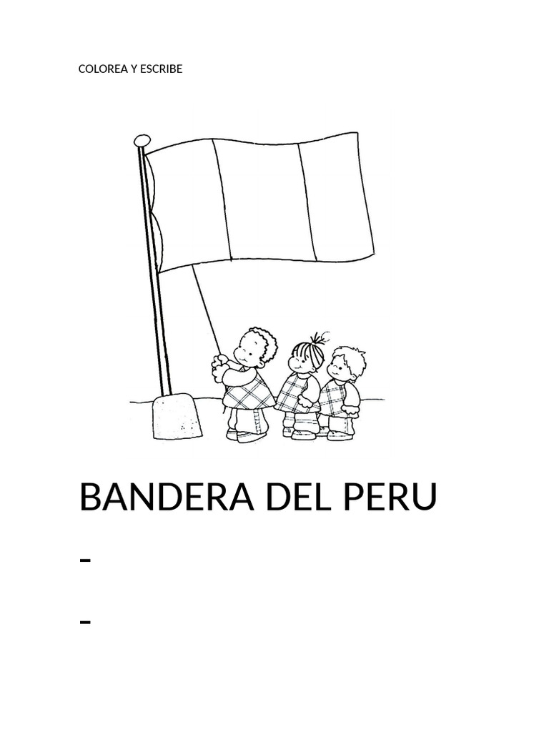 Colorea y Escribe | PDF
