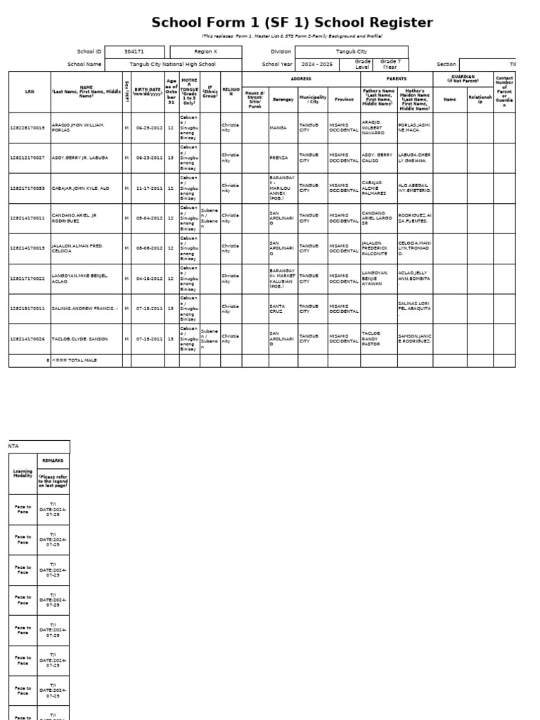 Sf1_2024_grade 7 (Year i) - Tinta (2) | PDF