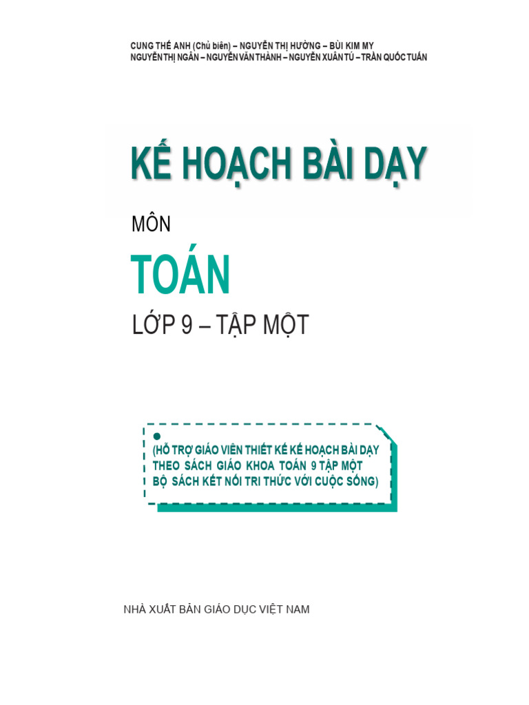 KHBD TOÁN 9 | PDF