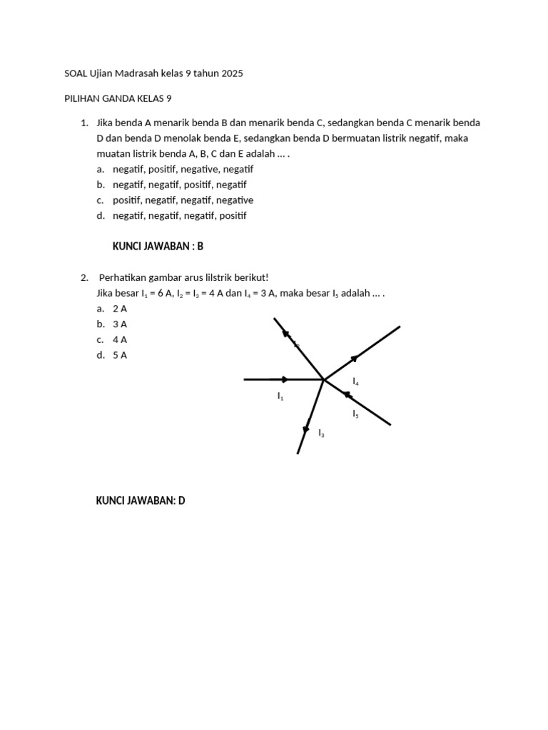 Soal Um Ipa 2025 | PDF
