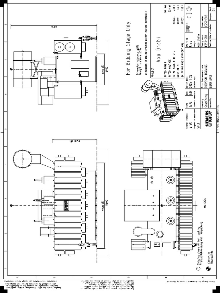 E250158B Preliminary Drawing | PDF