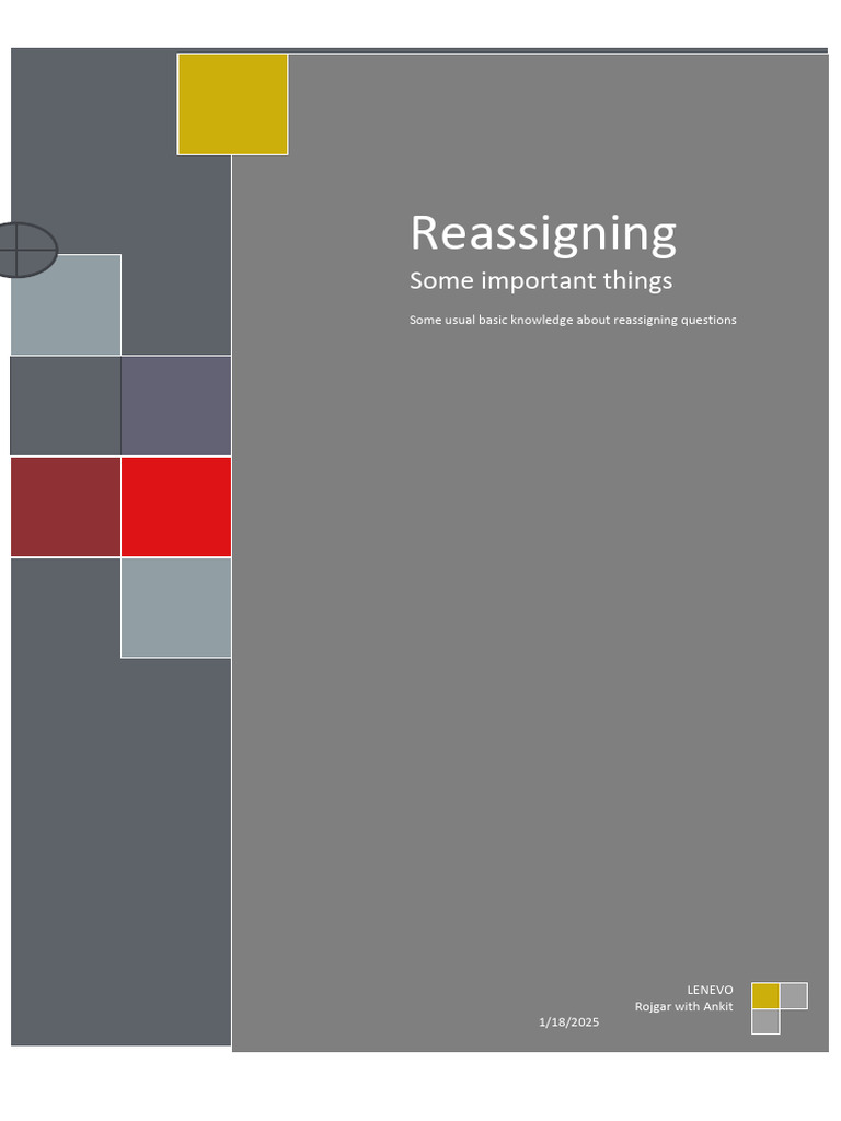 Reassigning Book | PDF