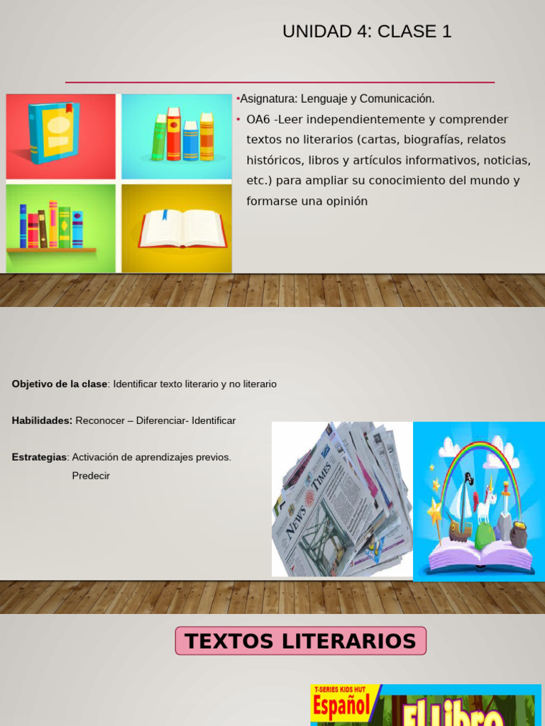 CLASE 1 - 6° Lenguaje (Unidad 3) | PDF | Escritura | Comunicación humana