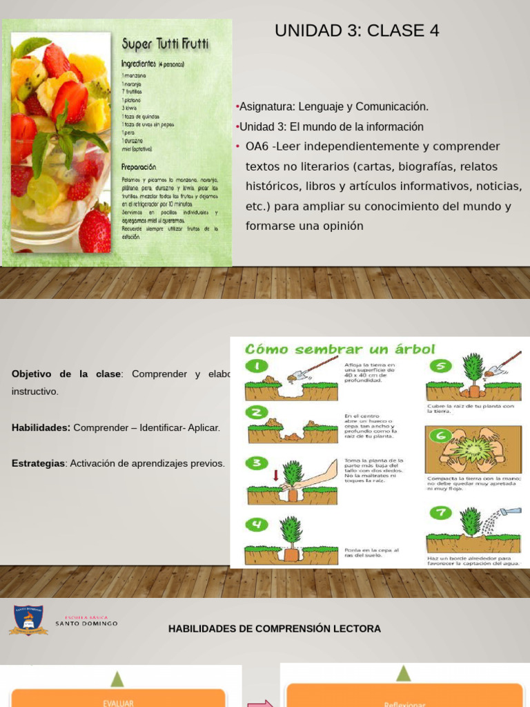 CLASE 4- 6° Lenguaje (Unidad 3) | PDF | Tortita | Leche