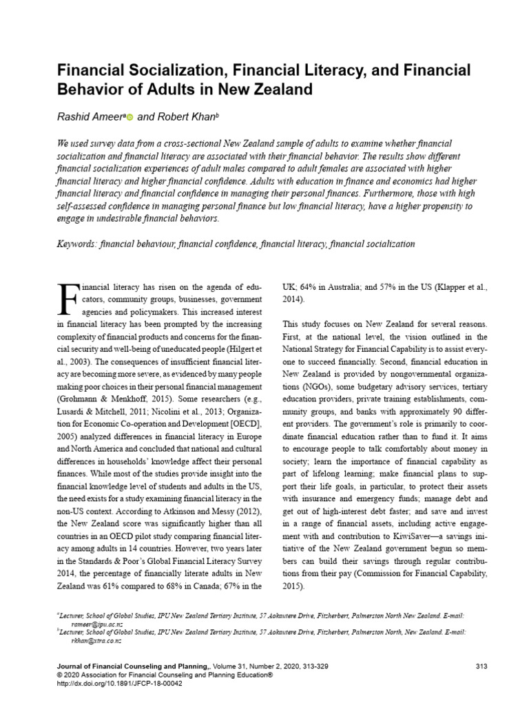 Parental Guidance in Financial Literacy | PDF | Credit Card | Socialization