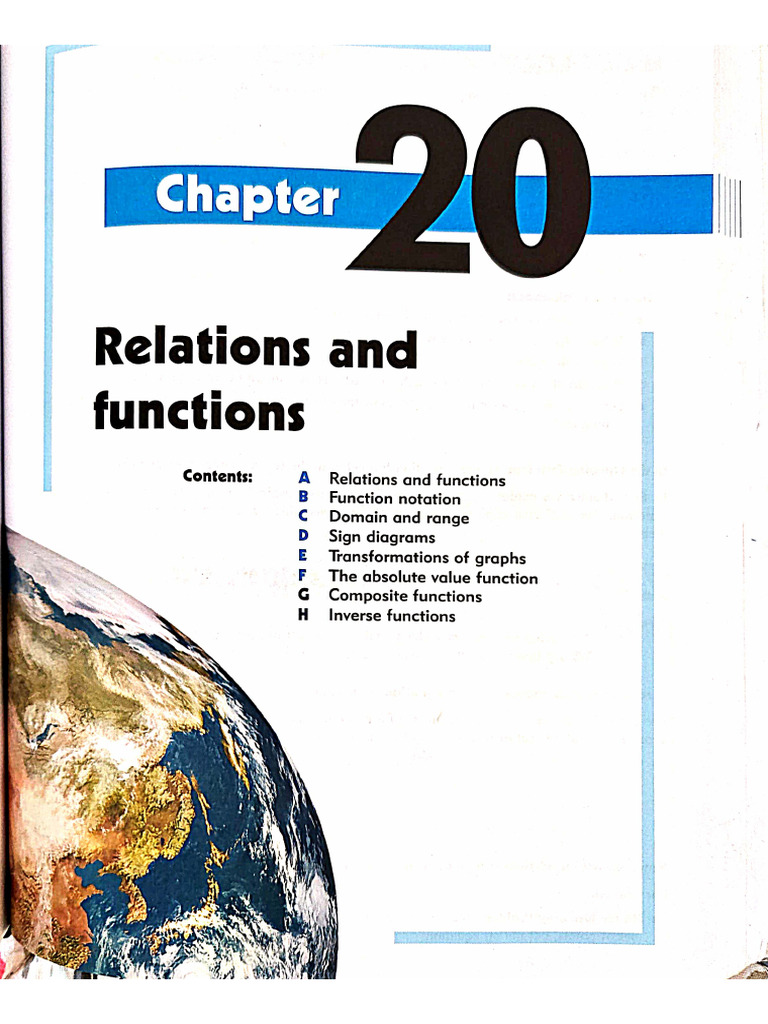 Relations and Functions | PDF