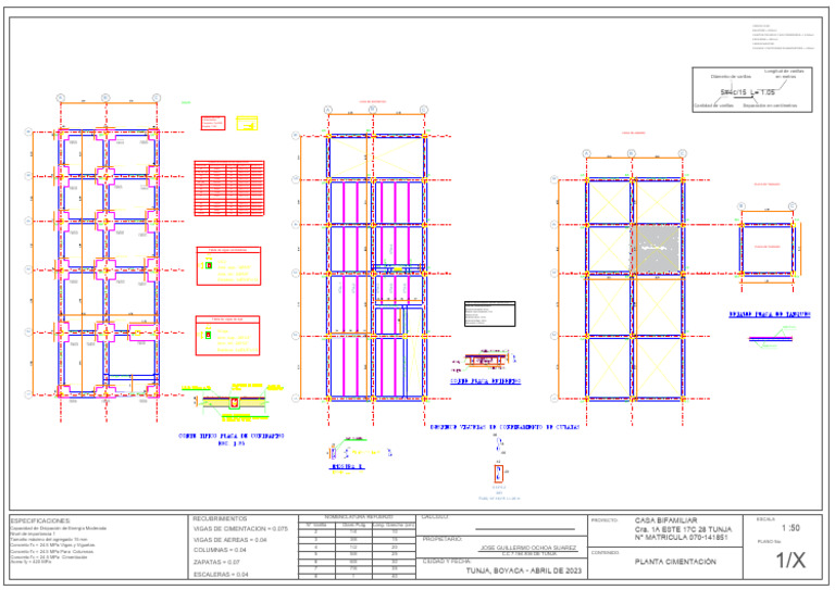 ESTRUCTURALES Manzanare-Plantas Estructural | PDF | Ajedrez
