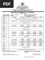 Sample Teachers Program | PDF | Philippines