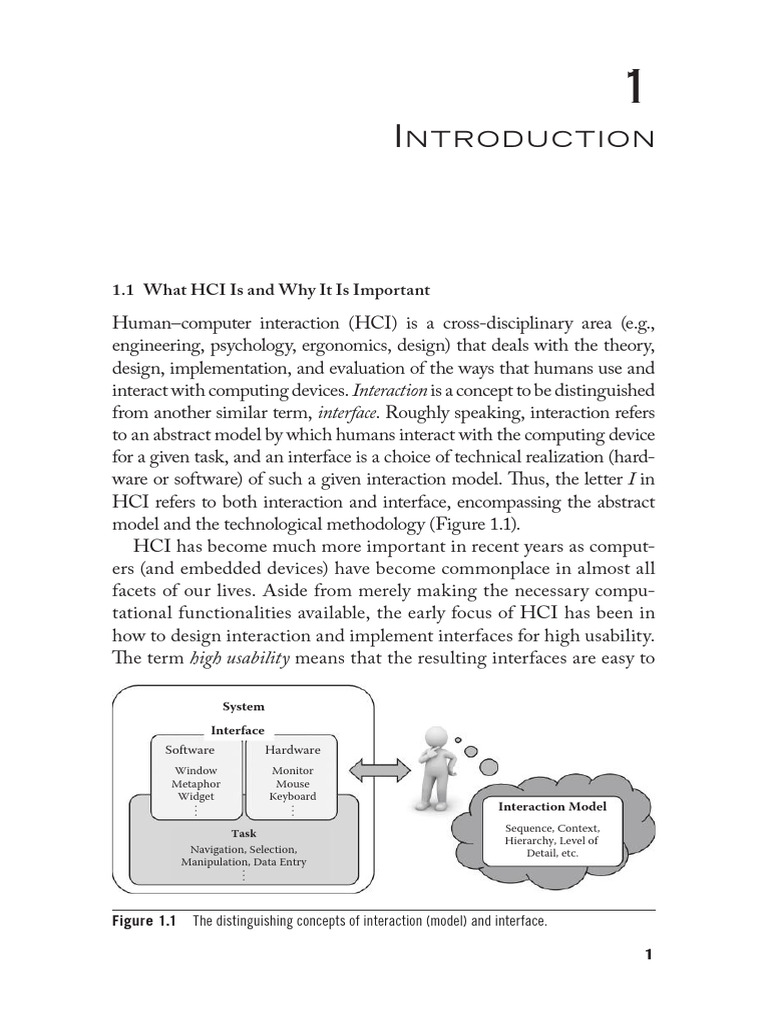 Human Computer - Interaction - Fundamentals Chapter 01 1 | PDF | Human–Computer Interaction ...