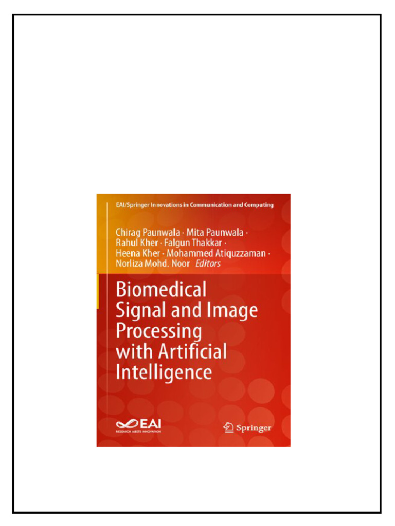 Biomedical Signal And Image Processing With Artificial Intelligence Chirag Paunwala download ...