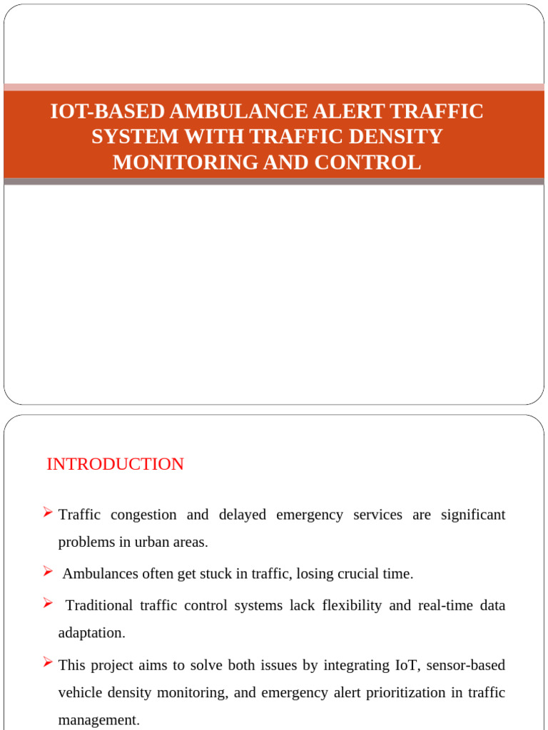 Iot-Based Ambulance Alert Traffic System With Traffic Density ...