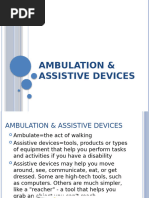 Ambulation Devices Final | PDF | Wheelchair | Walking