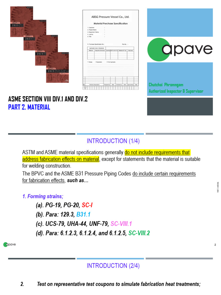 Part 2 ASME VIII Material Rev.26 | PDF | Pipe (Fluid Conveyance) | Welding