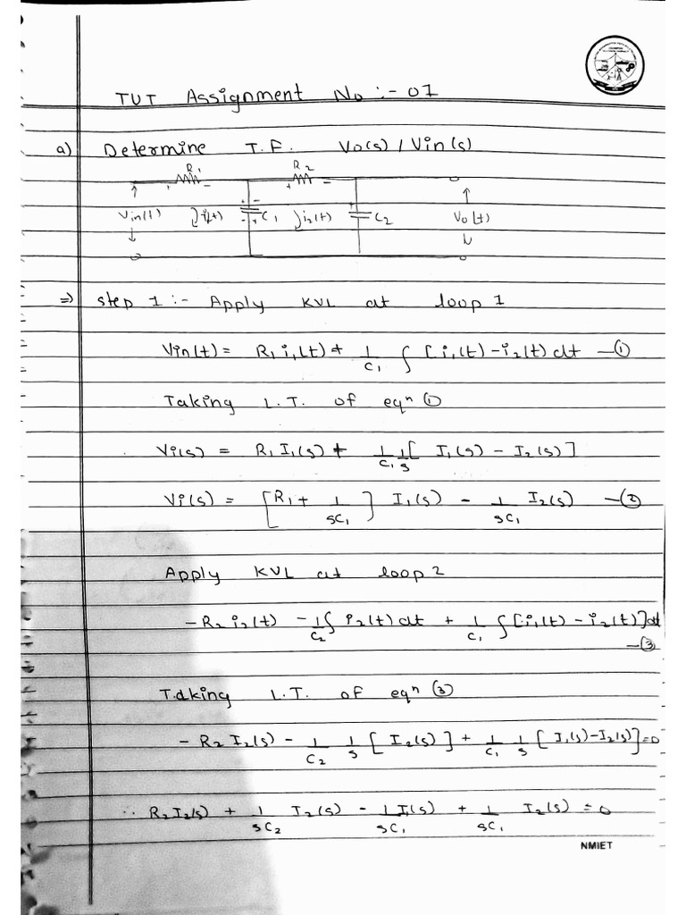 CS TUT assi 1&2 | PDF