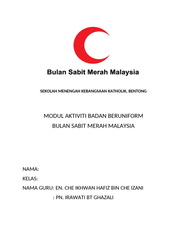 Modul Aktiviti PBSM | PDF