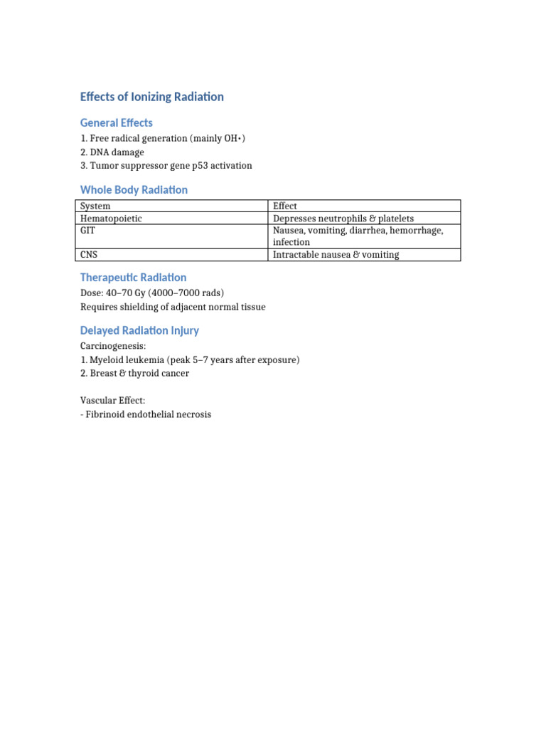 Effects Of Ionizing Radiation Pdf