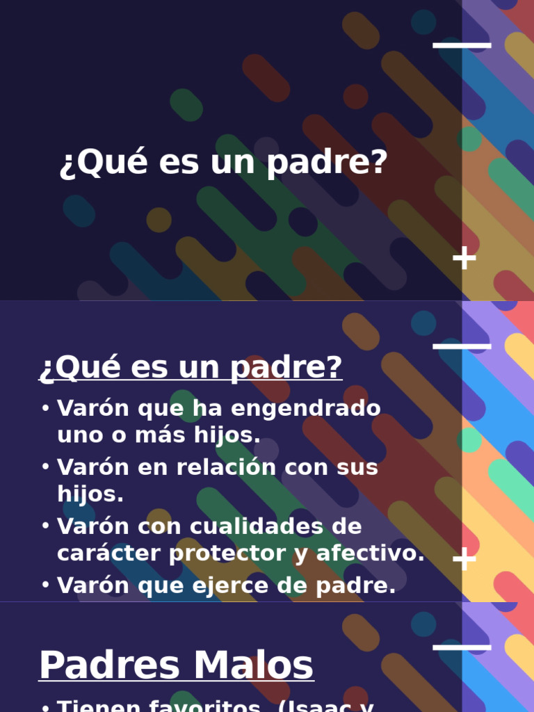Definición y cualidades de un padre | PDF