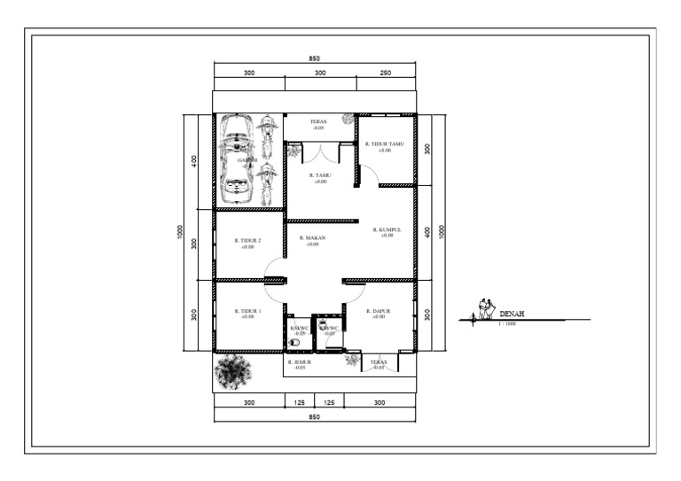 DENAH MANG IYAN | PDF