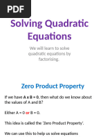 Third Space Learning Solving Quadratic Equations GCSE Worksheet | PDF ...