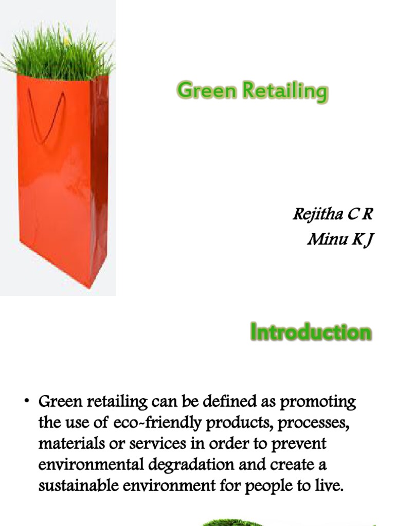 Green Retailing Final | PDF | Retail | Efficient Energy Use
