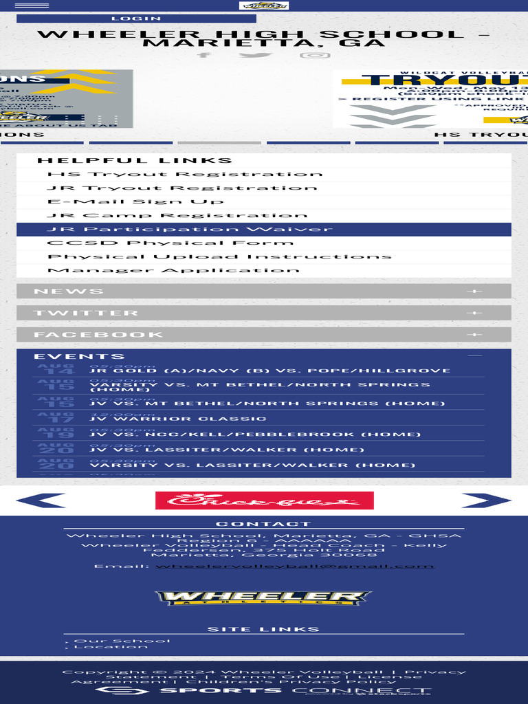 Wheeler High School - Marietta, Ga: Helpful Links | PDF