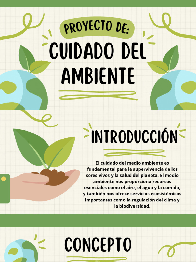 Presentación Biología Medio Ambiente Ilustrado Verde - 20250424 ...