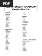 68 Common Administrative Words | PDF | Communication | Cognition