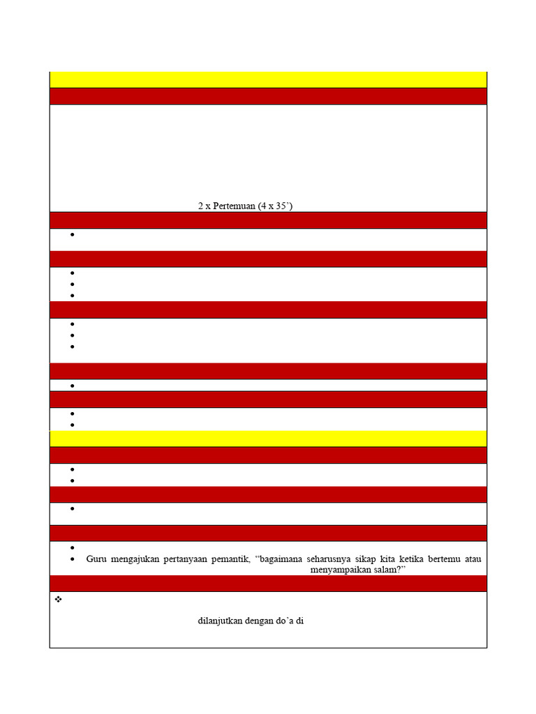 Modul Ajar PAI: Makna Salam SD | PDF