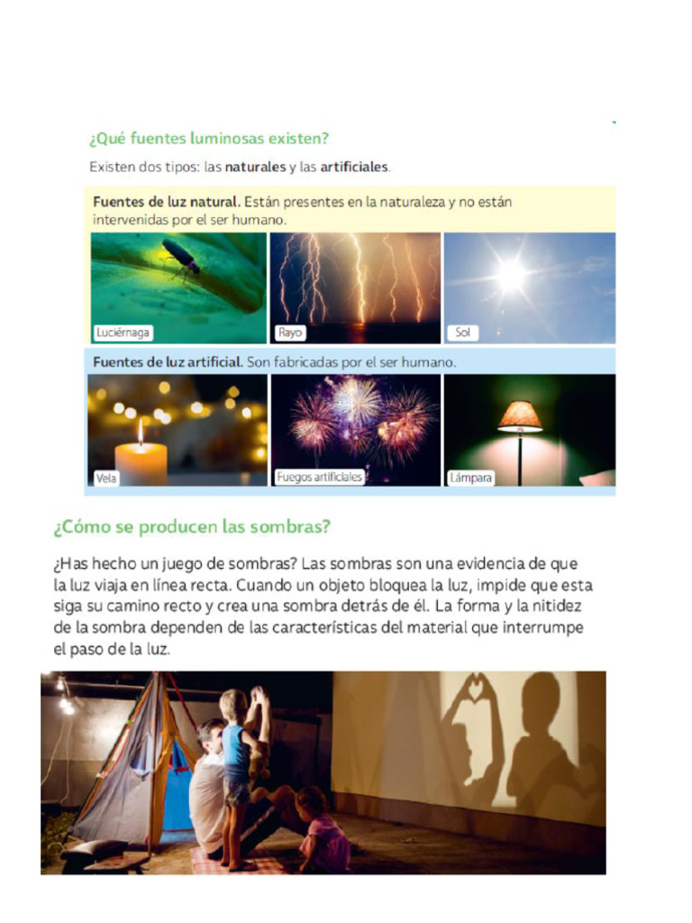 Propiedades de la Luz y el Sonido | PDF