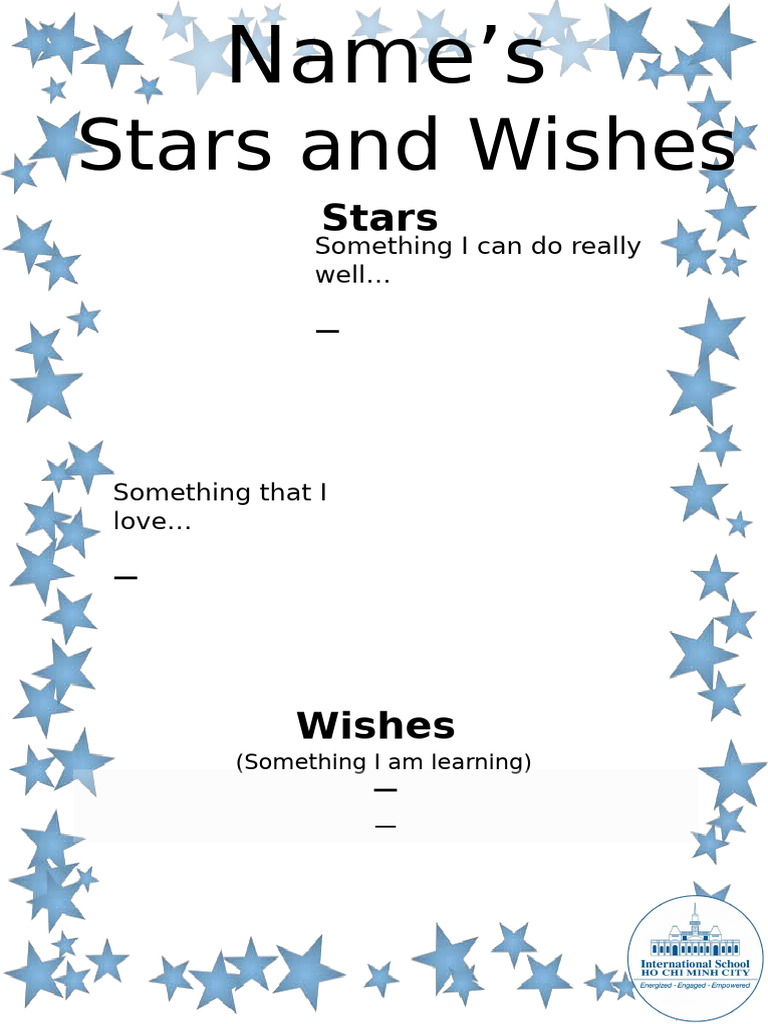 EE4 Stars and Wishes TEMPLATE | PDF