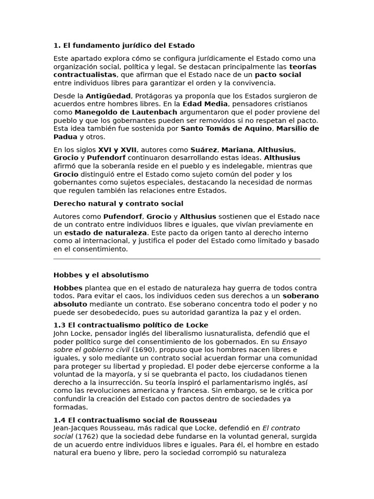 Resumen de Consti 2 Hecho | PDF | Contrato social | Estado (política)